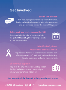 Resources to print – Baby Loss Awareness Week