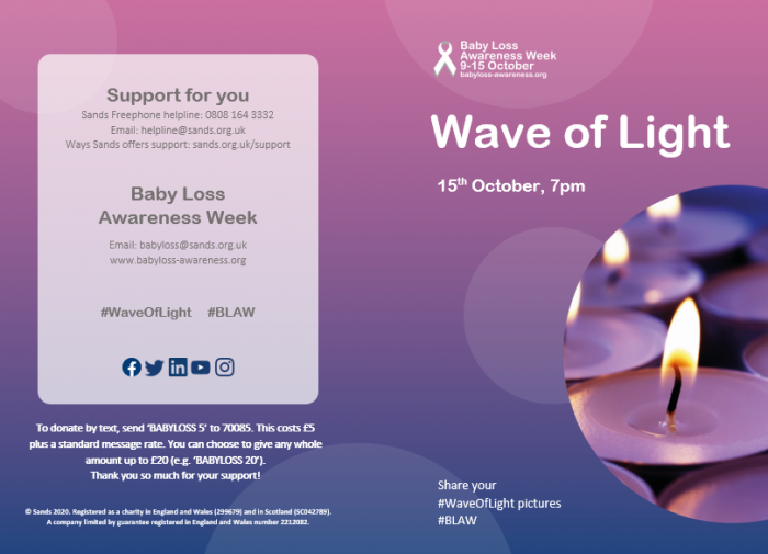 Resources to print – Baby Loss Awareness Week